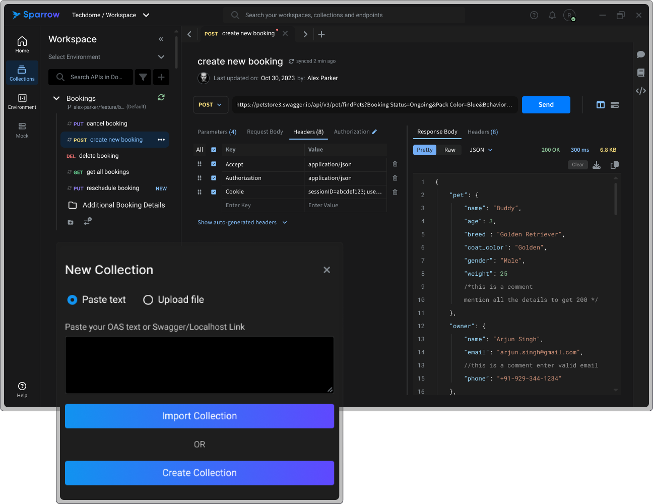 Sparrow - Simplifying API testing